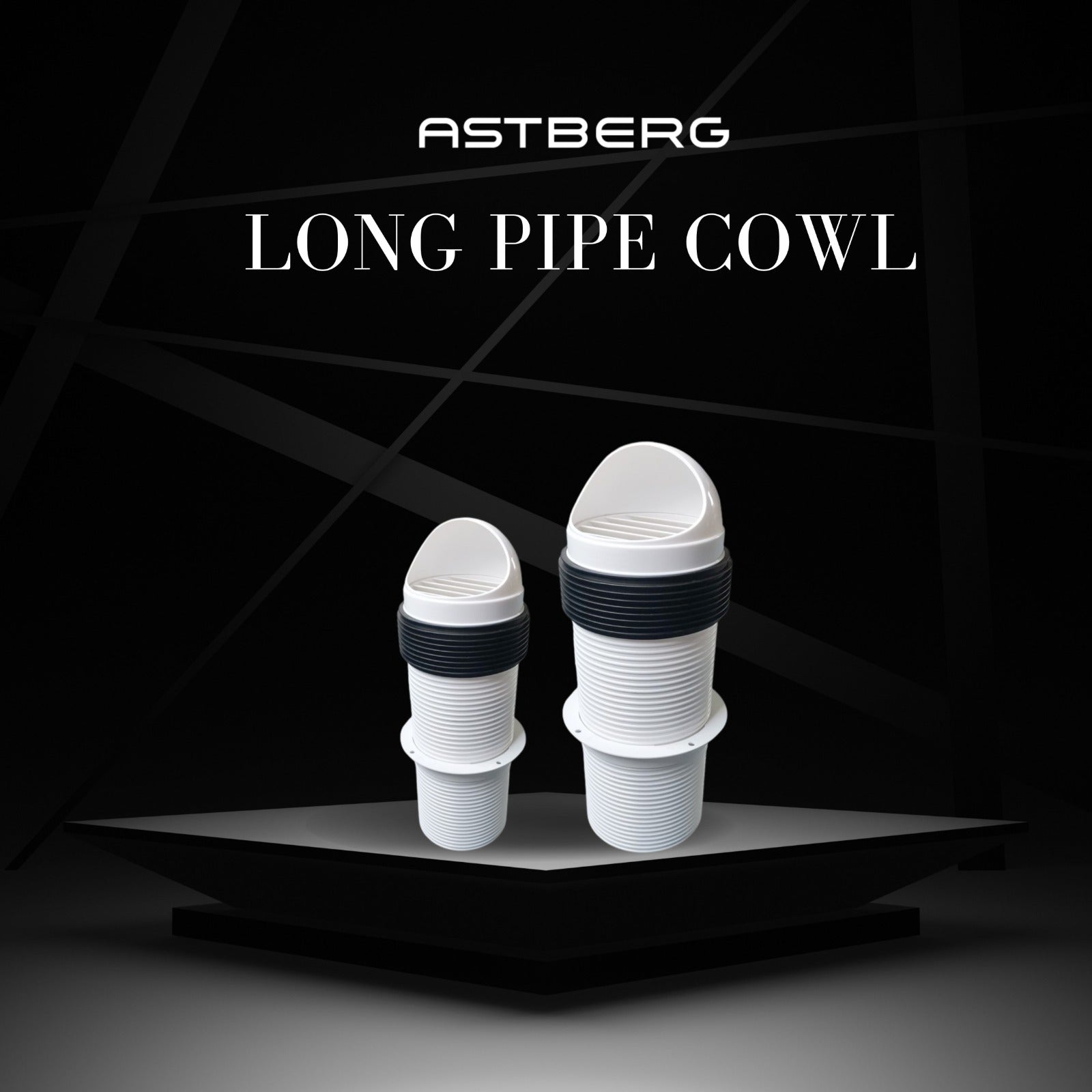 PVC Long Pipe Cowl – Astberg Ventilation